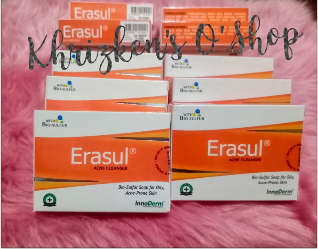 COD! Erasul Soap Mild Sulfur Soap, Beauty & Personal Care, Face, Face ...