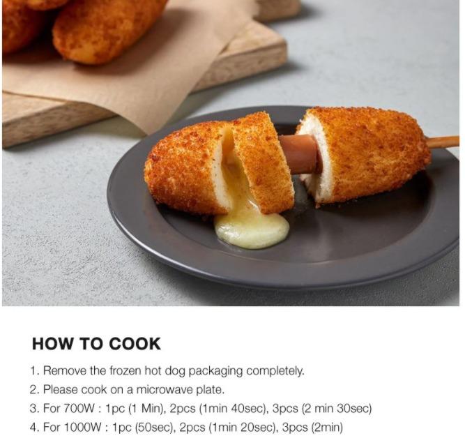Corn Dog - Crispy Mozzarella Cheese and Fish Sausage Corndog (400g - 5 ...
