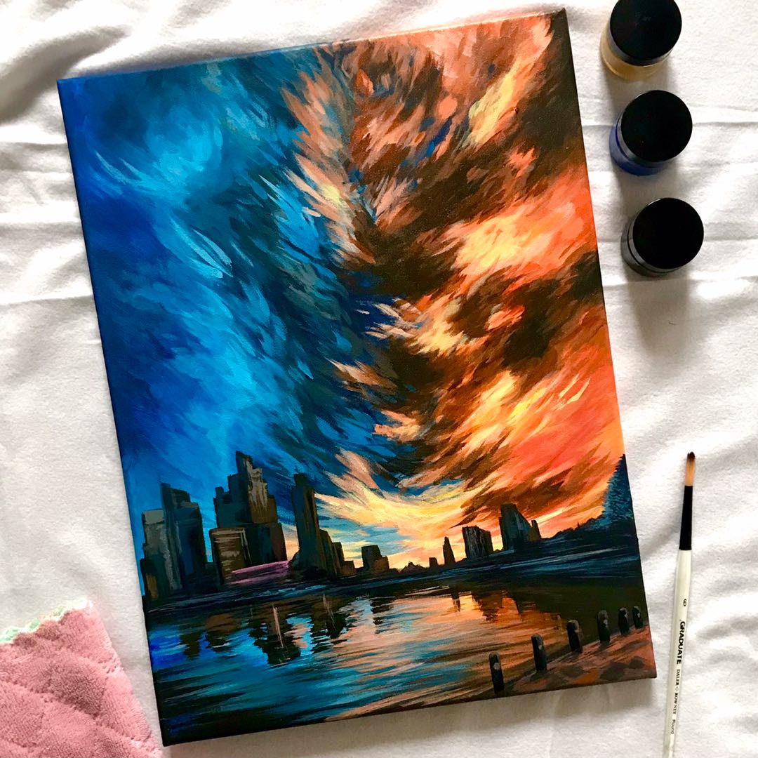 Custom Acrylic Paintings: Impressionist Style Painting Commissions ...