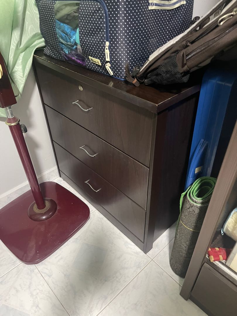 Dark Brown Drawers, Furniture & Home Living, Furniture, Shelves ...