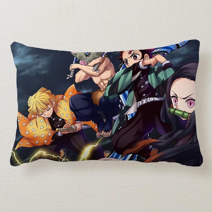 DEMON SLAYER KIMETSU NO YAIBA NEZUKO TANJIRO ZENITSU PILLOW CASE ANIME ...