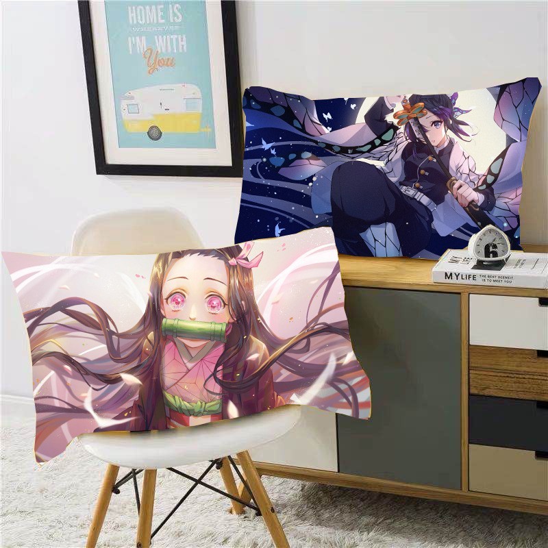 DEMON SLAYER KIMETSU NO YAIBA NEZUKO TANJIRO ZENITSU PILLOW CASE ANIME ...