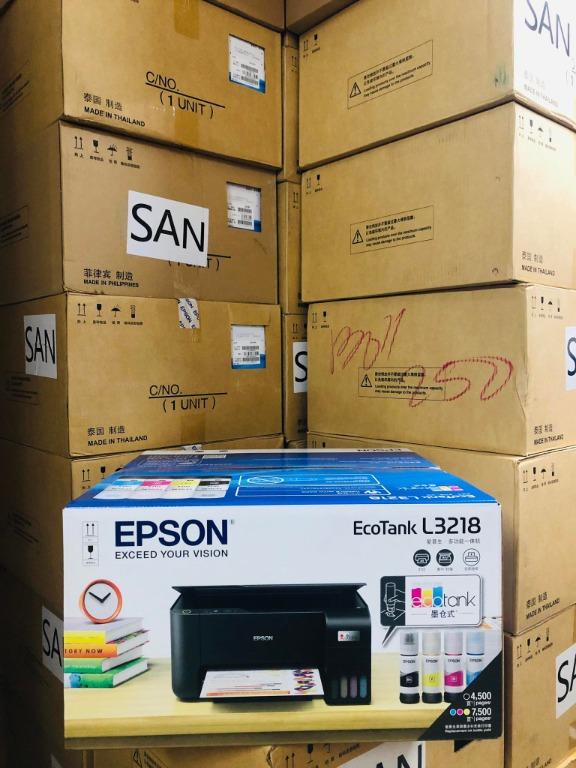 EPSON L3218 printer 3 in 1 unit, Computers & Tech, Printers, Scanners ...