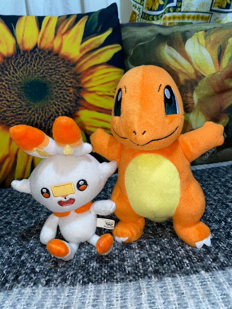 Fire Type Starter Pokemon Plushies, Hobbies & Toys, Toys & Games on ...