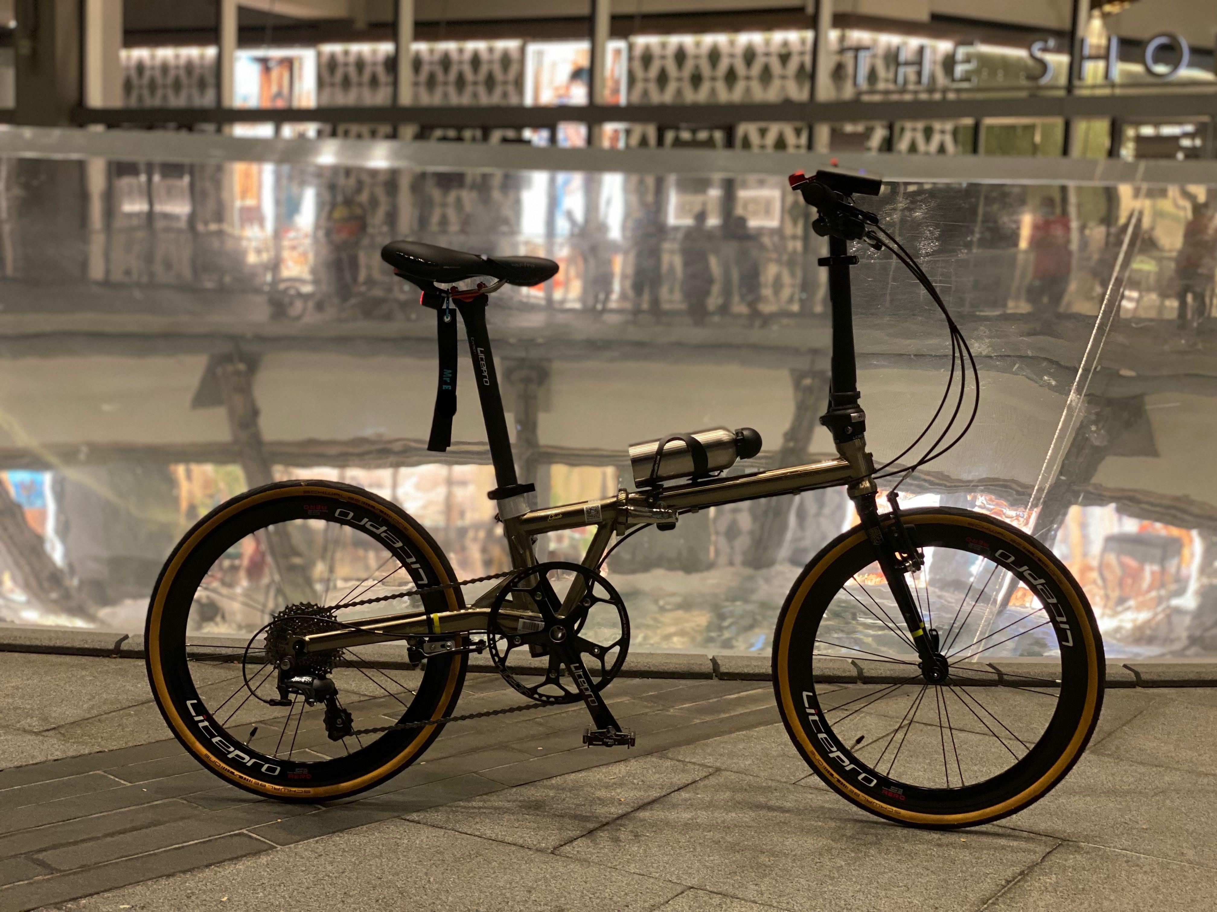 Fnhon gust titanium 20” foldie, Sports Equipment, Bicycles & Parts ...