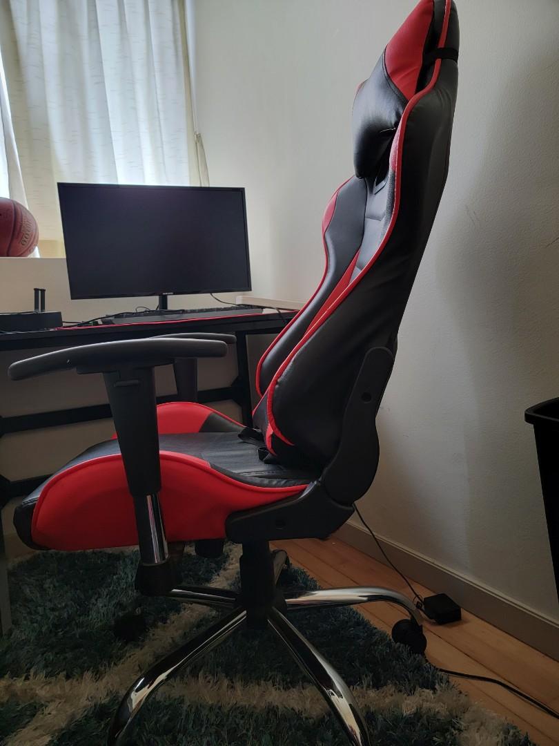 Gaming Chair: red/black, Furniture & Home Living, Furniture, Chairs on ...
