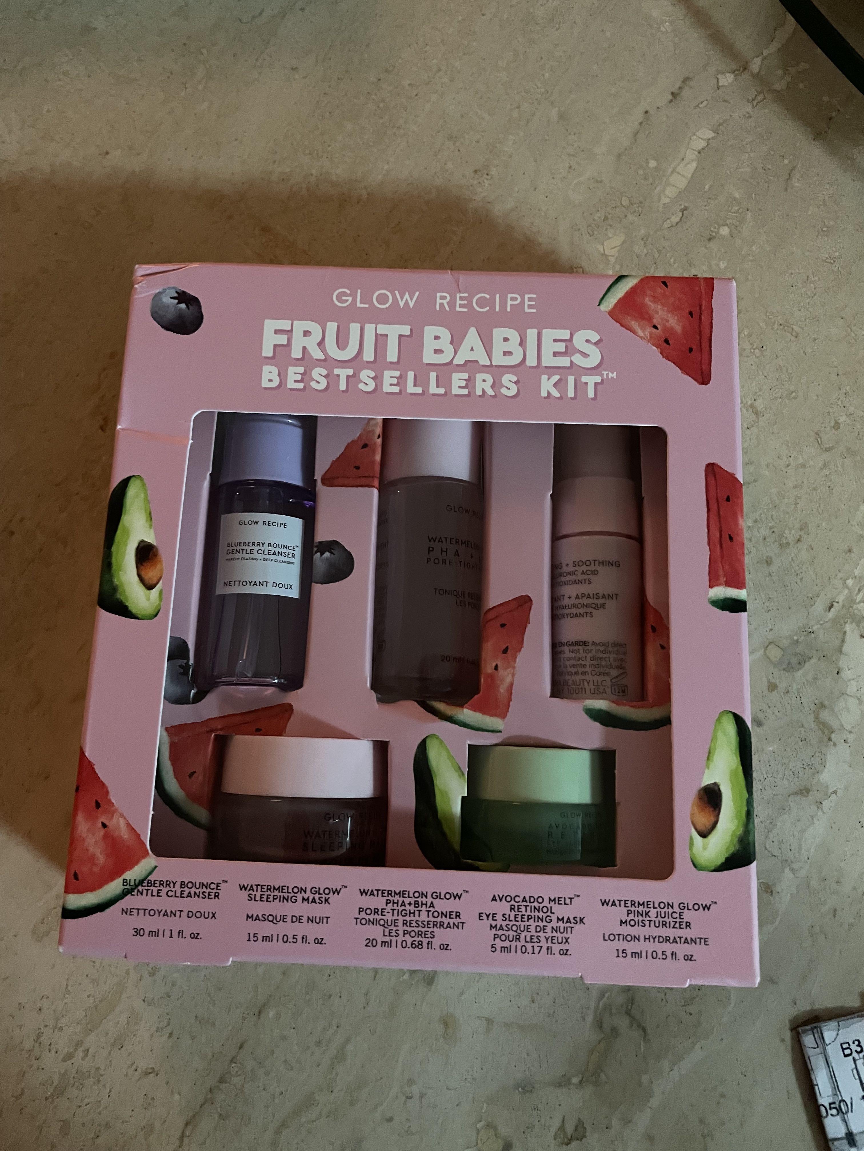 Glow recipe fruit babies bestseller kit, Beauty & Personal Care, Face ...