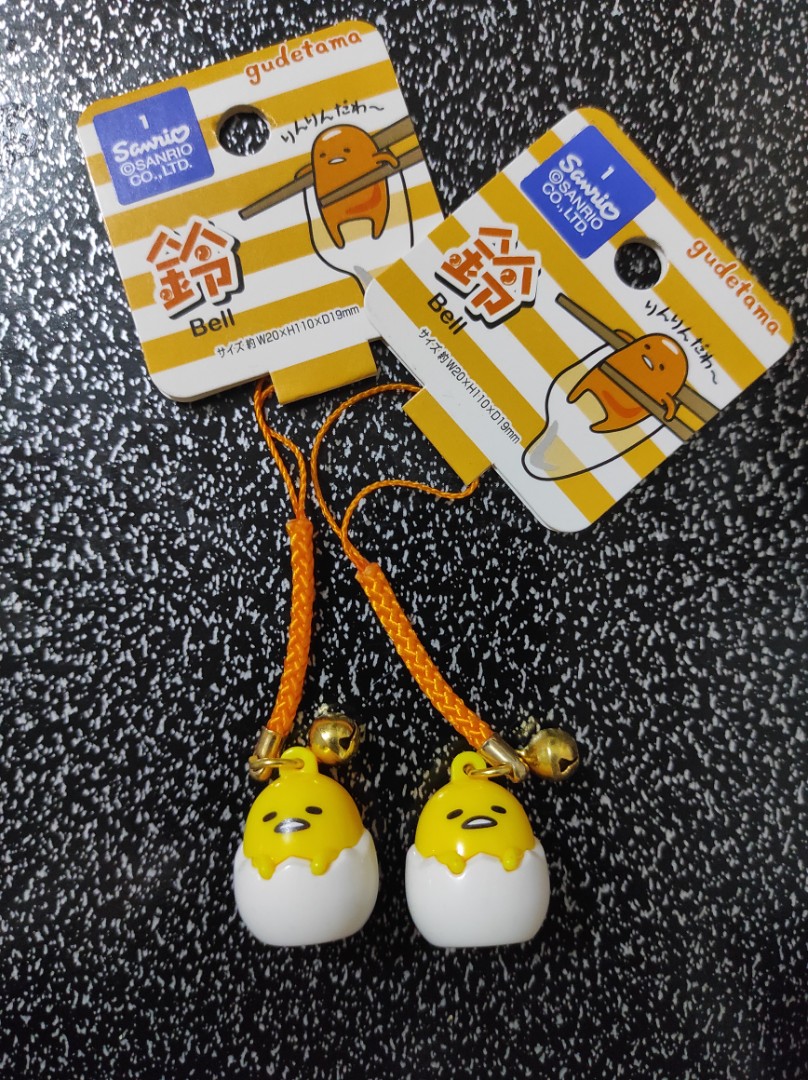 Gudetama keychain, Women's Fashion, Jewelry & Organizers, Charms on ...