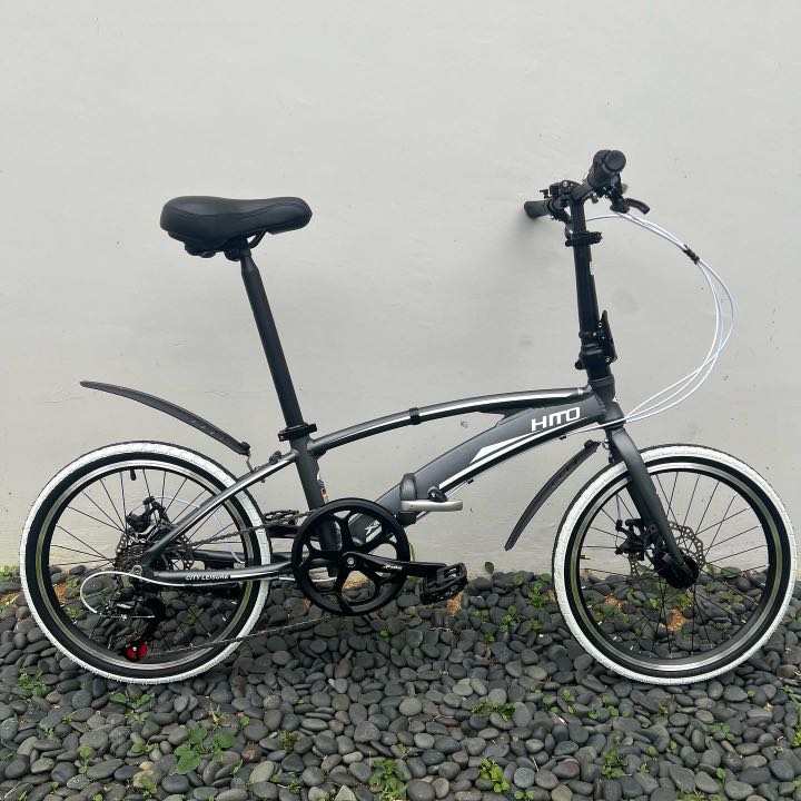 Hito x6 foldable bike folding bicycle shimano 20 inch, Sports Equipment ...
