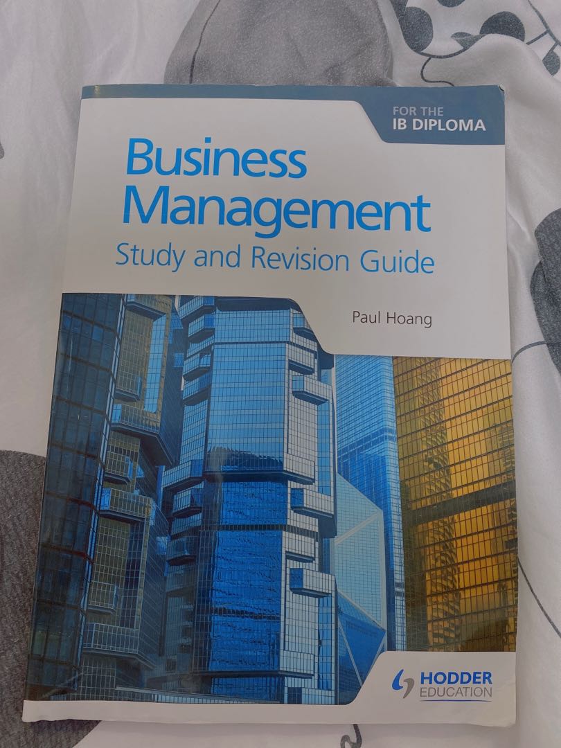 IB Diploma Business Management (study and revision guide), Hobbies ...