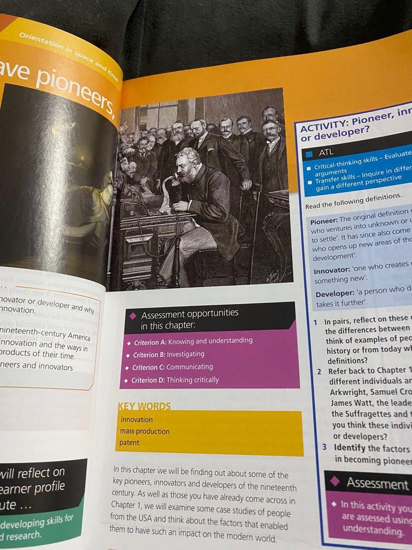 IB MYP Hodders education history textbook, Buku & Alat Tulis, Buku ...