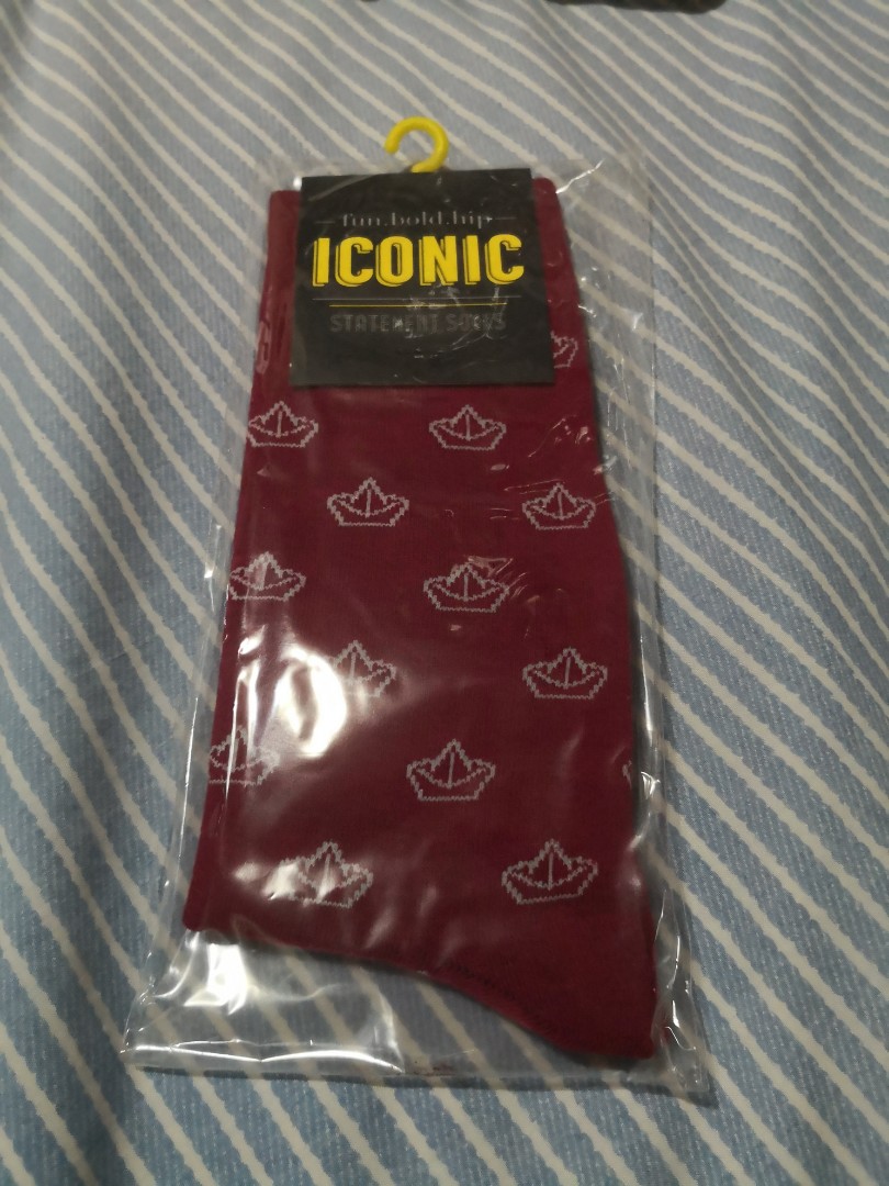 Iconic socks 1, Men's Fashion, Watches & Accessories, Socks on Carousell