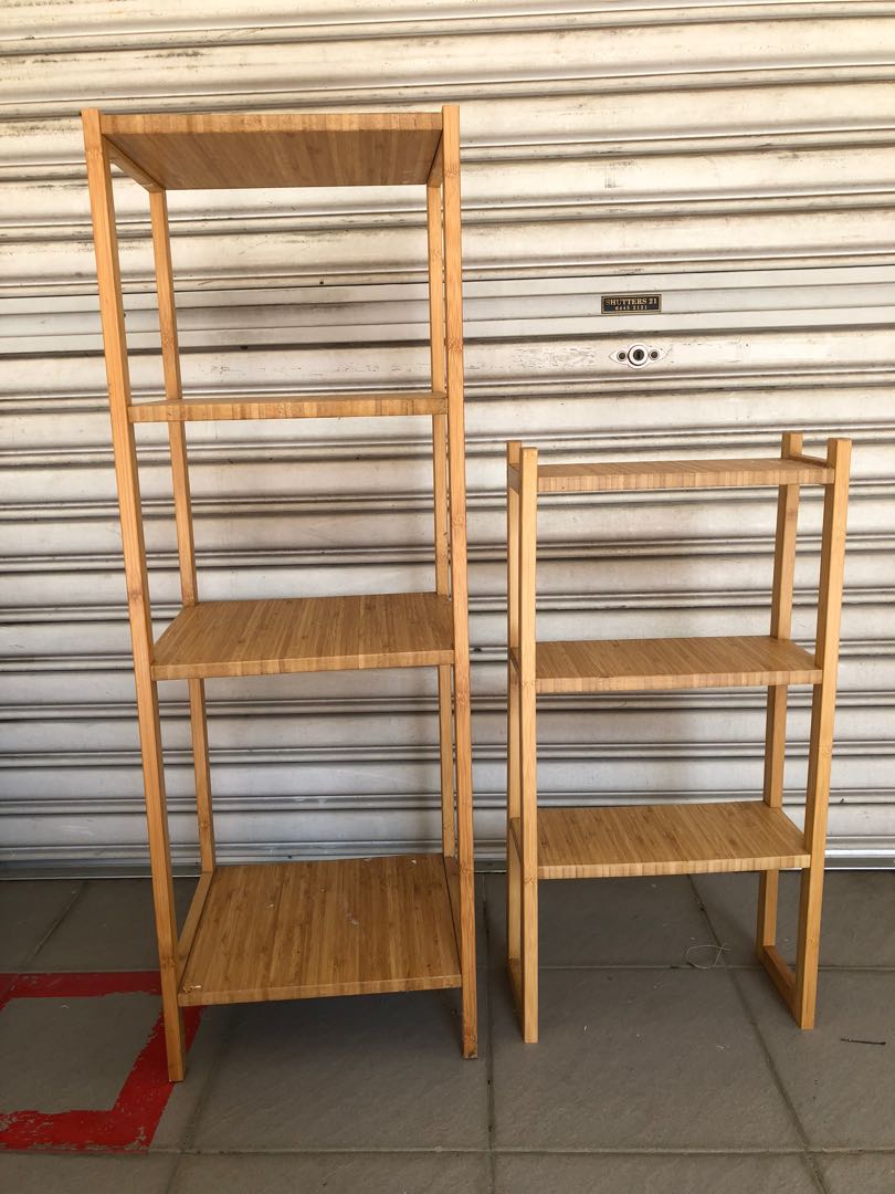 Ikea Ragrund bamboo shelves, Furniture & Home Living, Furniture ...