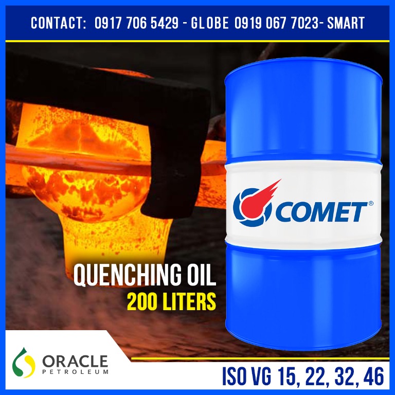 Industrial Grade Quenching Oil 46 DRUM 200L COMET, Car Parts ...