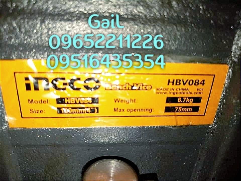 INGCO 4" Bench Vice / Gato, Commercial & Industrial, Construction Tools ...