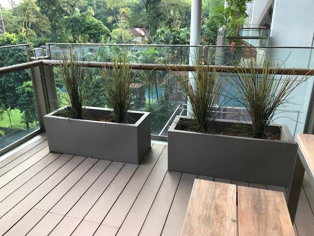 Italian modern design planters Euro3plast 100x40x41 cm qty. 3 ...