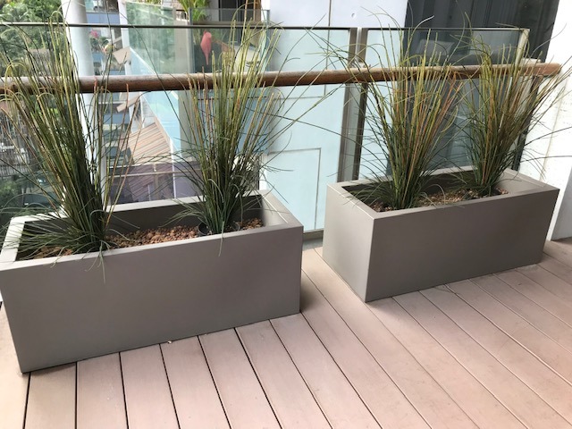 Italian modern design planters Euro3plast 100x40x41 cm qty. 3 ...