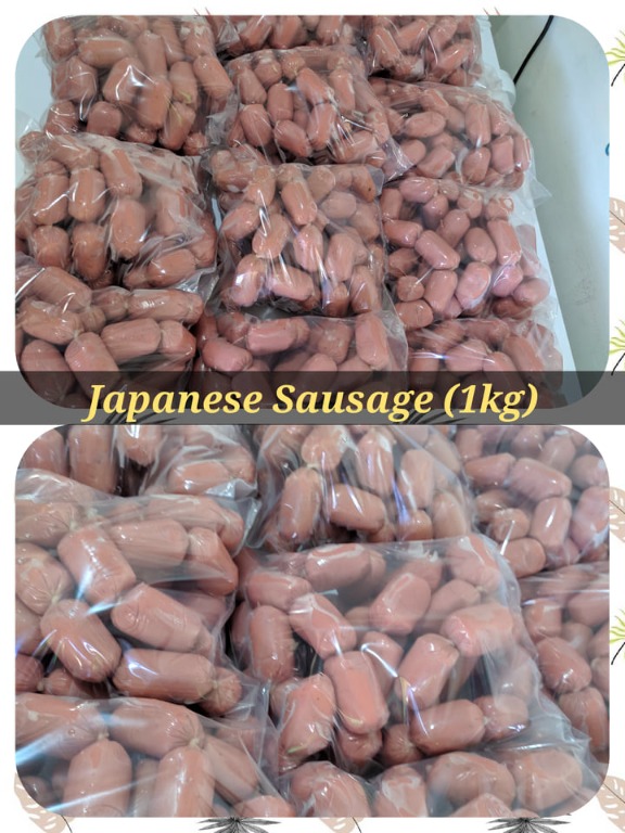 Japanese Sausage 1kg, Food & Drinks, Chilled & Frozen Food on Carousell