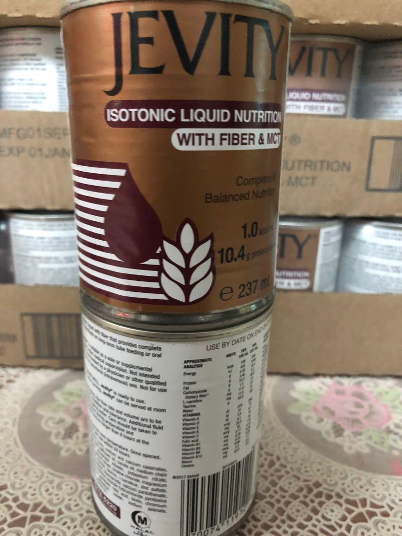JEVITY Isotonic Liquid Nutrition with Fiber and MCT - 2 cartons Expiry ...