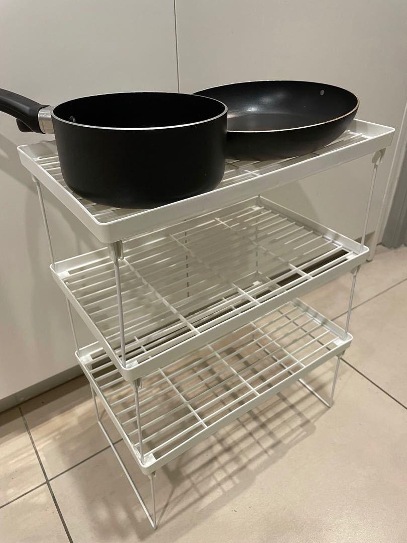 Kitchen organiser / rack (3 tires), Furniture & Home Living, Bathroom ...