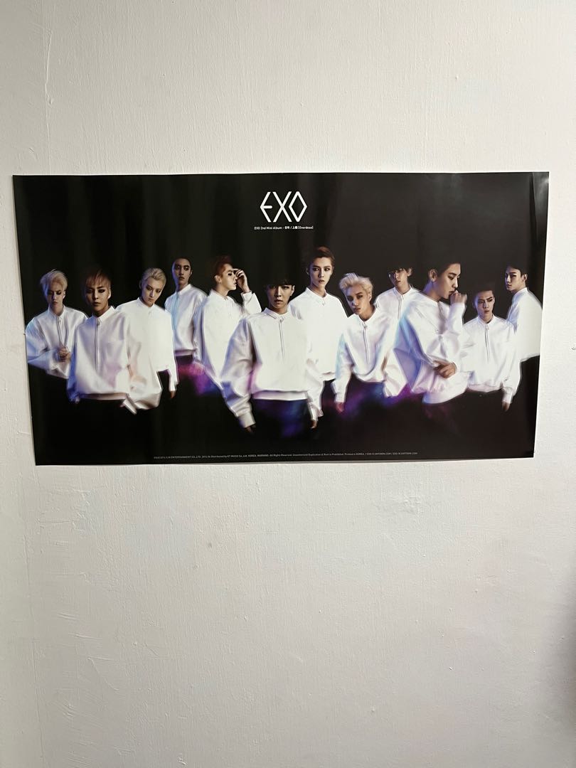 KPOP EXO Poster, Hobbies & Toys, Memorabilia & Collectibles, K-Wave on ...