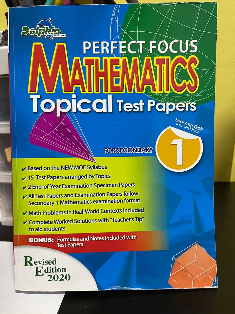 Mathematics Topical Test Papers Sec 1, Hobbies & Toys, Books ...