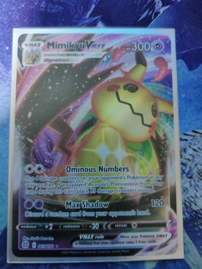 Mimikyu Vmax, Hobbies & Toys, Toys & Games on Carousell