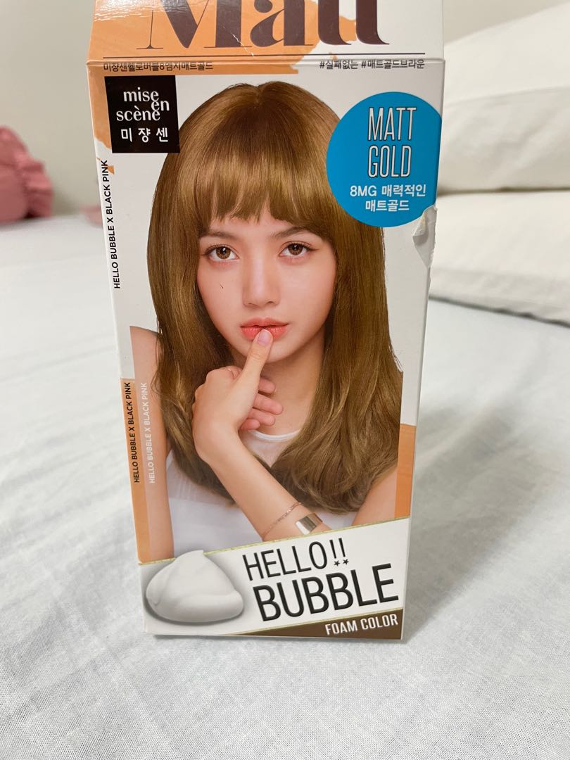 Mise en scene hello bubble matt gold, Beauty & Personal Care, Hair on ...