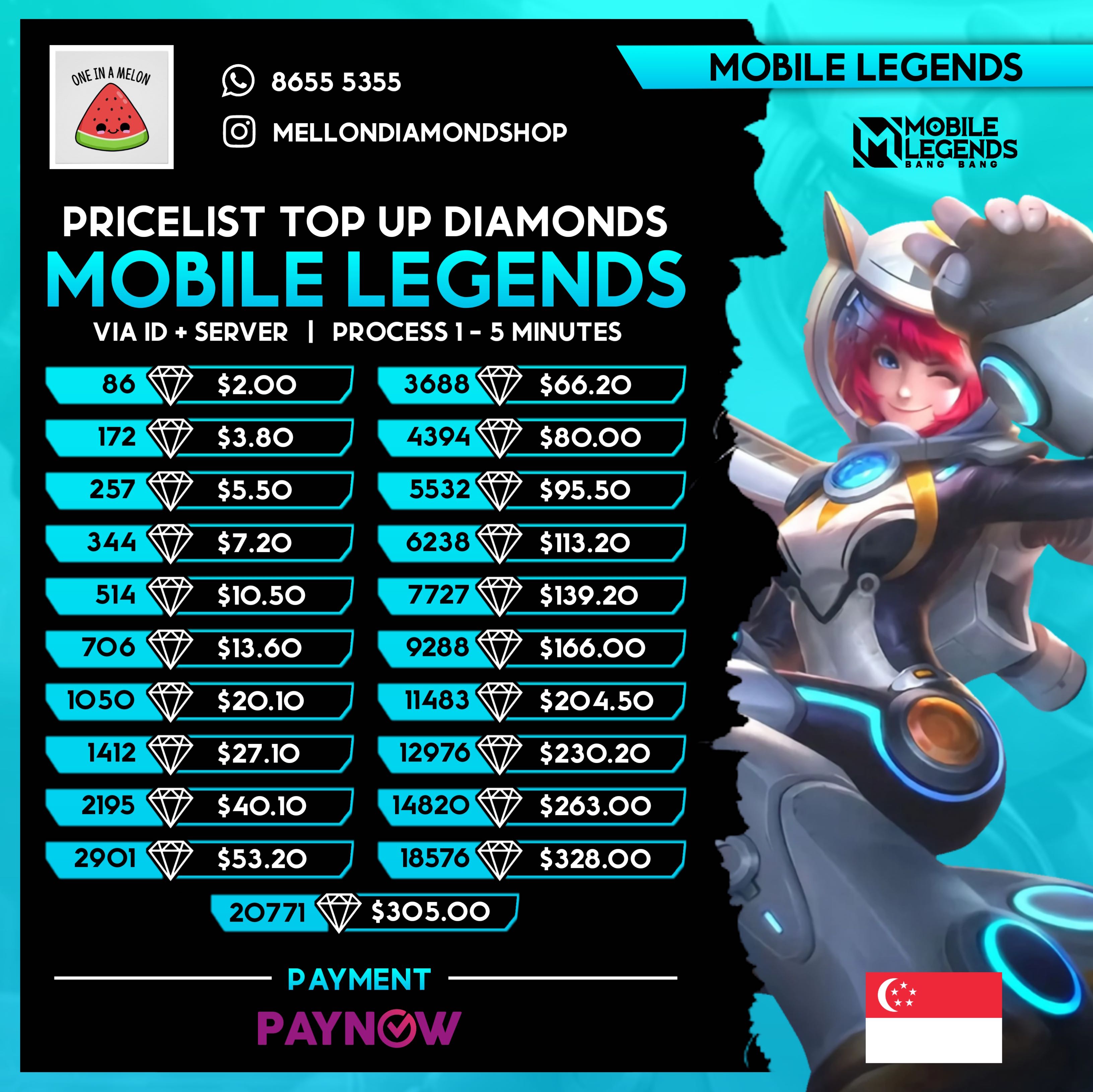 [CHEAPEST] Mobile Legends Diamond , Video Gaming, Gaming Accessories ...
