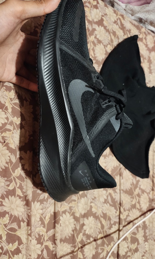 Nike Quest 4 M DA1105-002 Running Shoes Black, Men's Fashion, Footwear ...