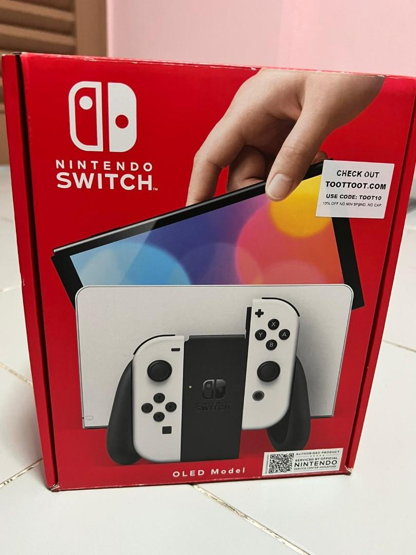 Nintendo Switch Oled With SD Card And Games, Video Gaming, Video Game ...