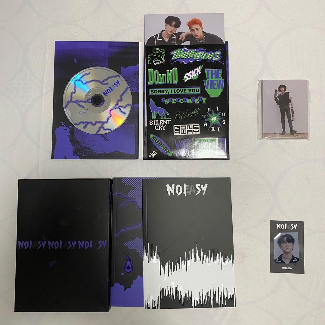 No easy album violet version album (Stray Kids), Hobbies & Toys ...