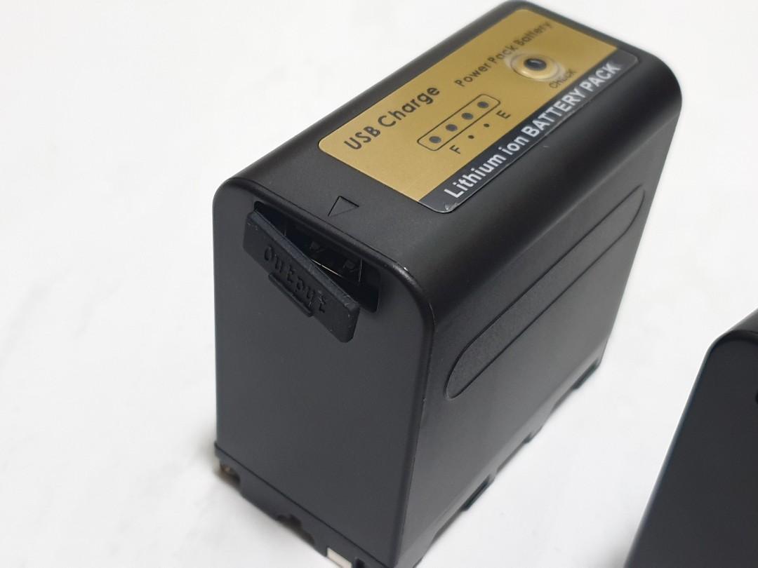 NP-F USB 7800mAh 960 970 Battery NPF Sony Lithium Ion Power Pack ...