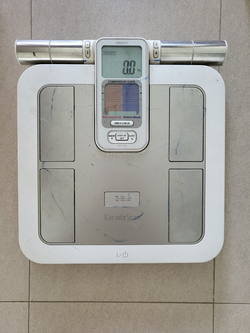 Omron karada weighing scale, Health & Nutrition, Health Monitors ...