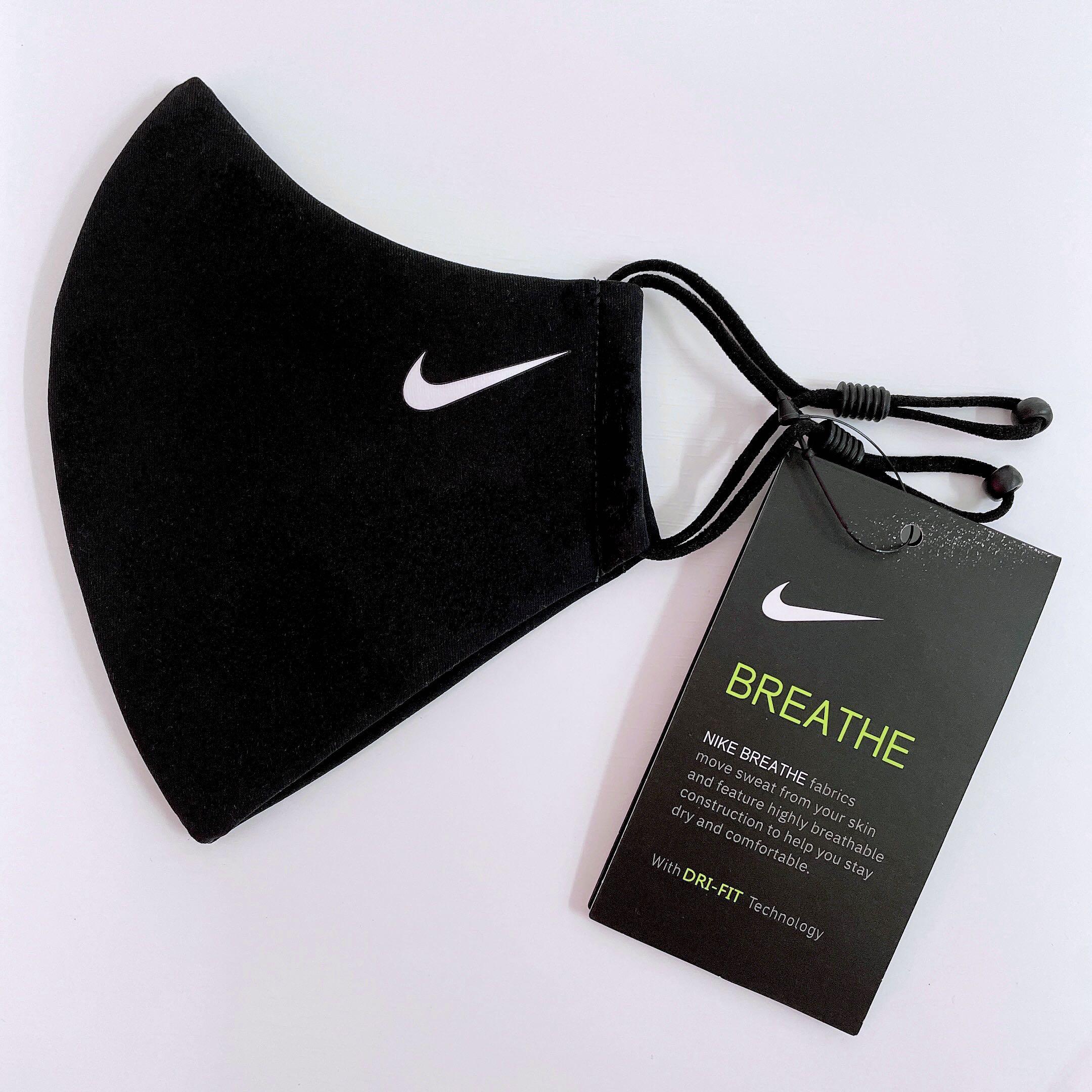 Original Nike Dri-FIT Technology Sports Face Mask, Health & Nutrition ...