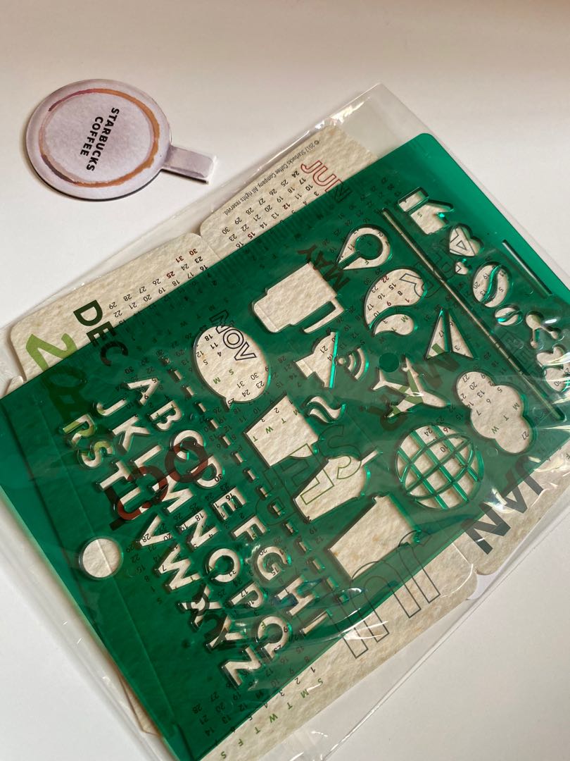 Original Starbucks Bookmark and Stencil, Furniture & Home Living, Home ...