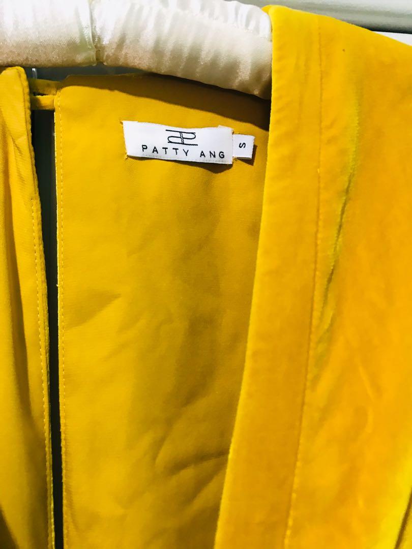 Patty Ang Mustard unitard, Women's Fashion, Tops, Blouses on Carousell