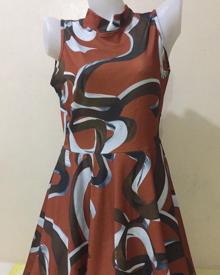 Plains and Prints Dress, Women's Fashion, Dresses & Sets, Dresses on ...