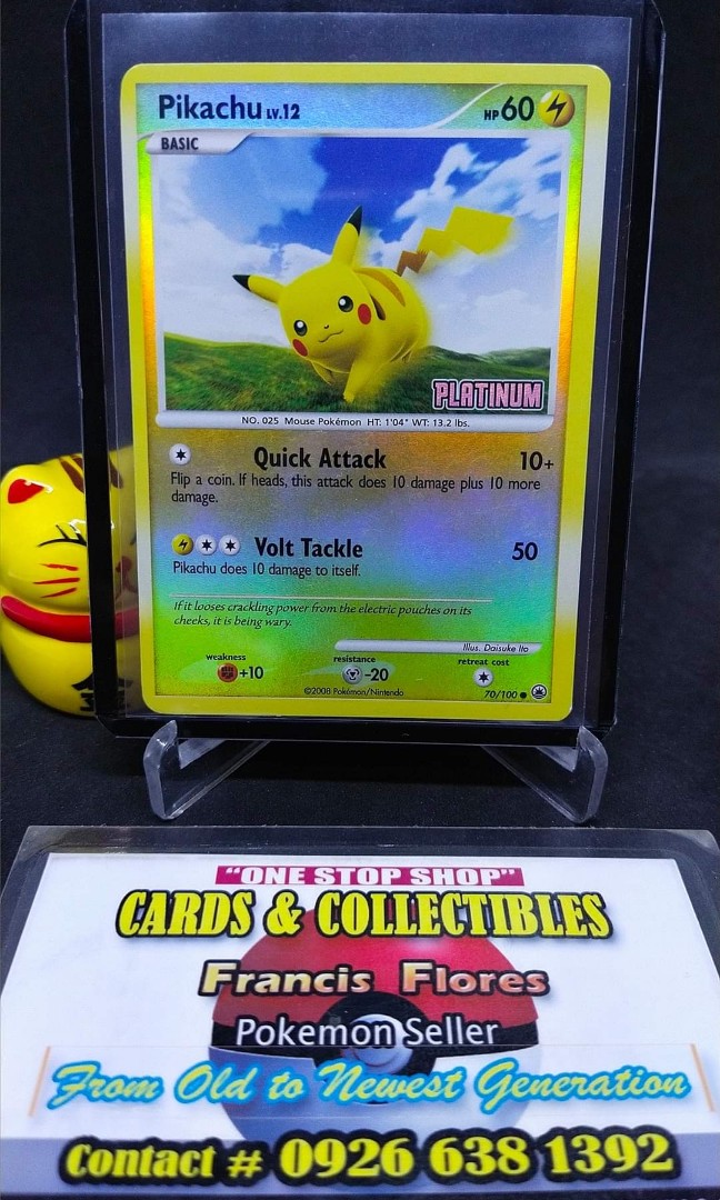 Pokemon Card - PIKACHU #70 - REVERSE FOIL (BURGER KING PROMO!!! 🍔🍟🥤 ...