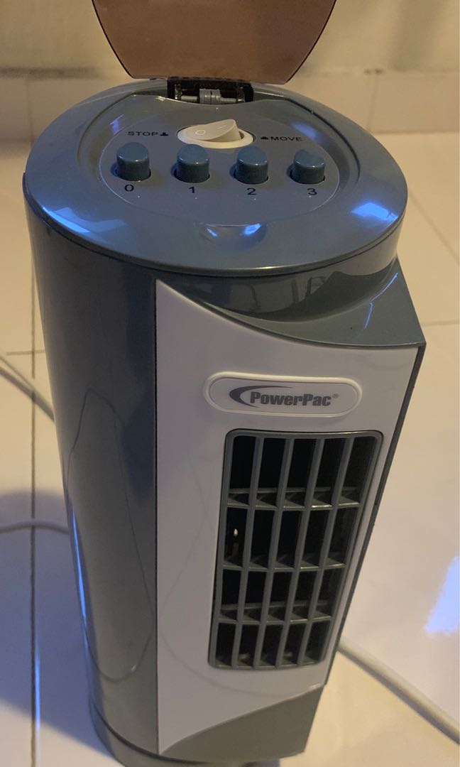 powerpac 9inch mini tower fan, Furniture & Home Living, Lighting & Fans ...