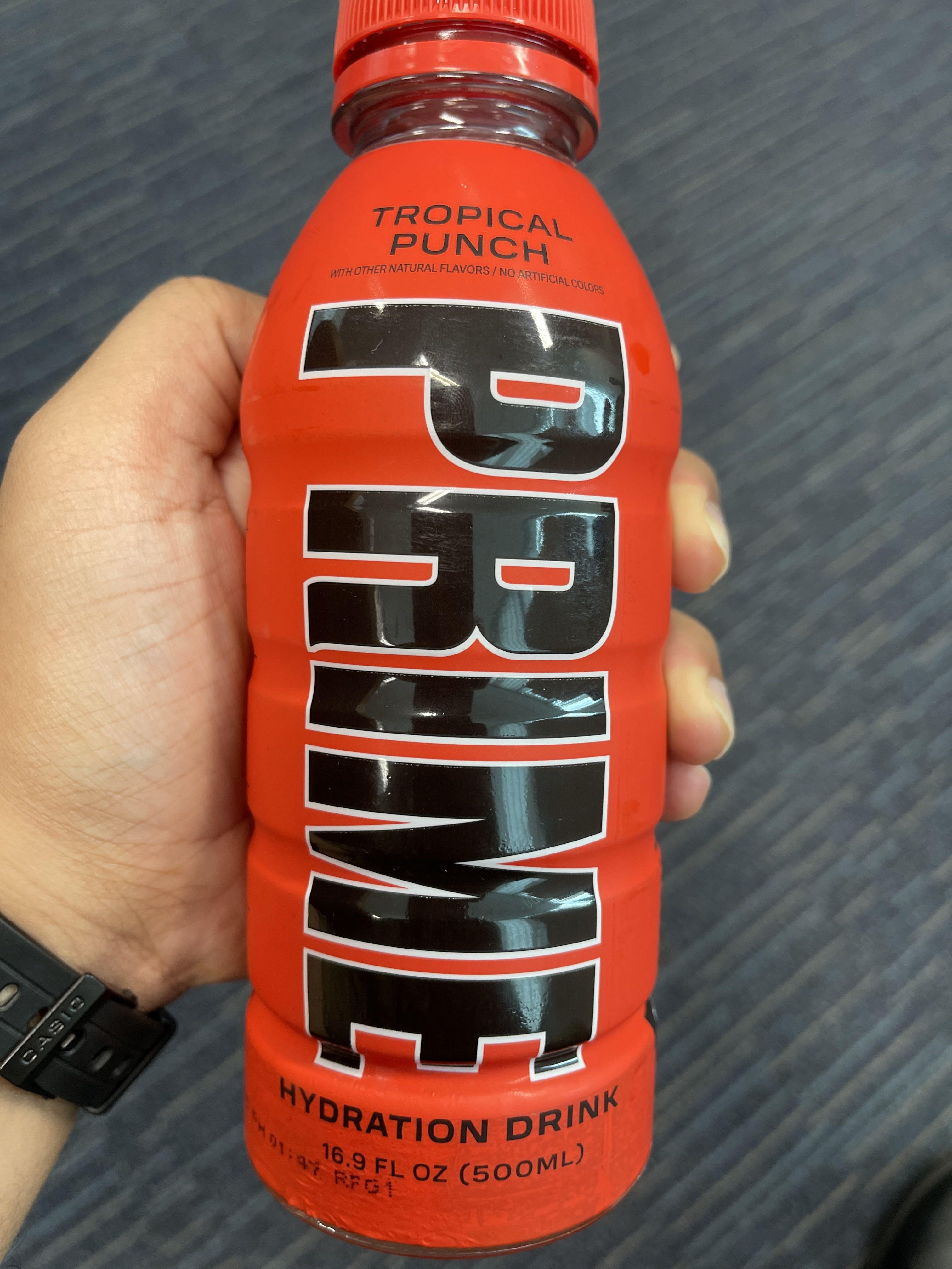 PRIME Hydration Drink (RED TROPICAL PUNCH FLAVOUR), Food & Drinks ...