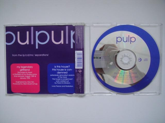 Pulp - My Legendary Girlfriend CD Single (England版), 興趣及遊戲, 音樂樂器 & 配件 ...