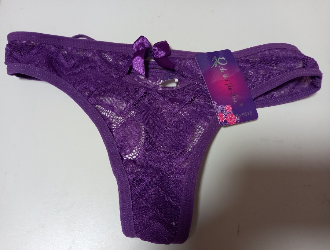 Ready Stock Purple lace Panties, Women's Fashion, New Undergarments ...