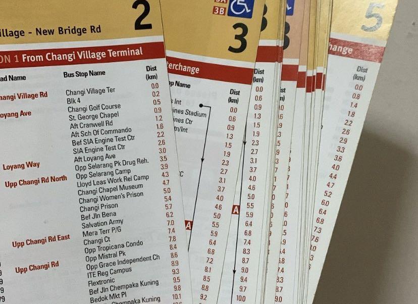 SBS Transit Excel Bus Guides, Hobbies & Toys, Memorabilia ...