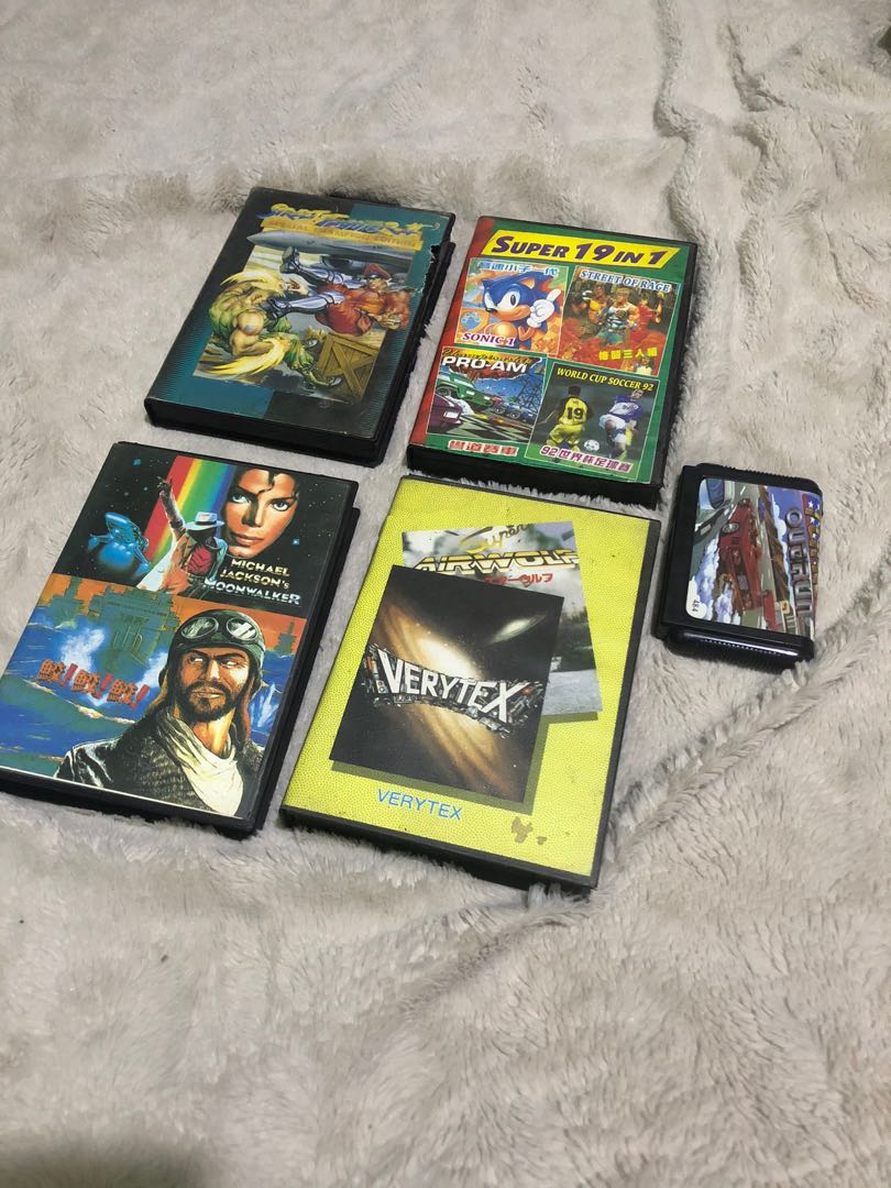 Sega megadrive bootleg multi cart set, Video Gaming, Video Games ...
