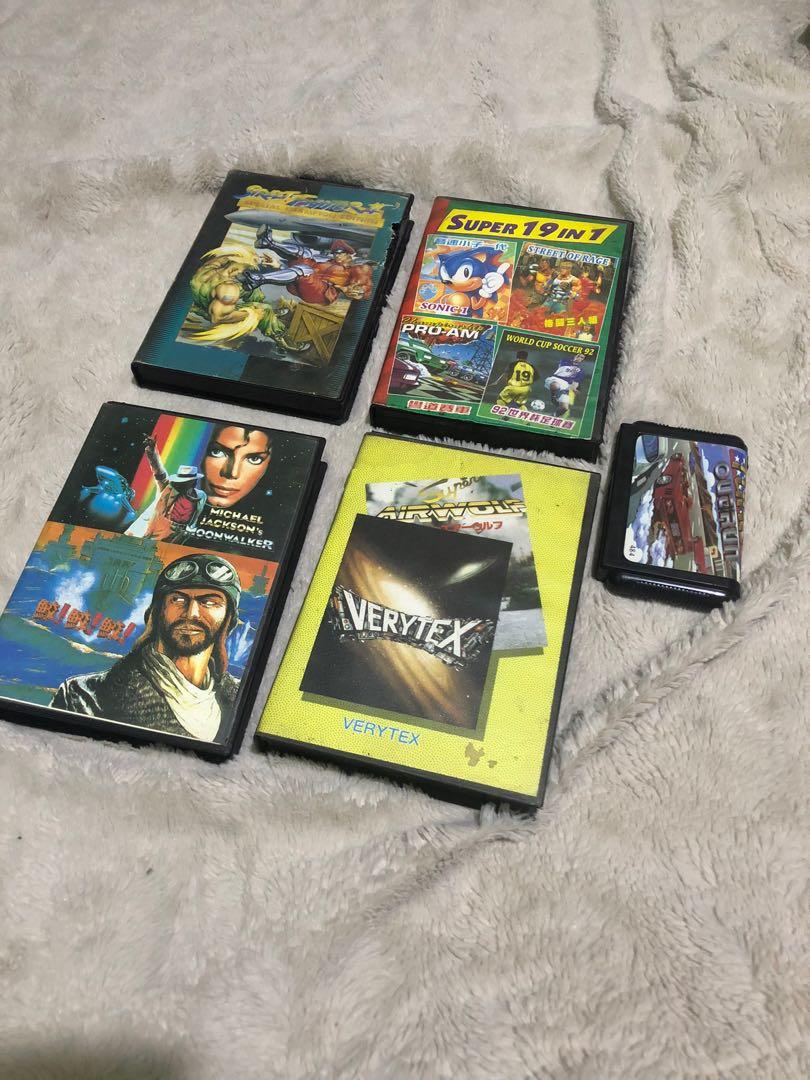 Sega megadrive bootleg multi cart set, Video Gaming, Video Games ...