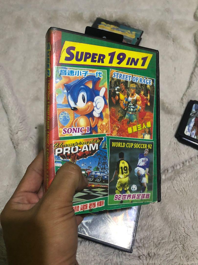 Sega megadrive bootleg multi cart set, Video Gaming, Video Games ...