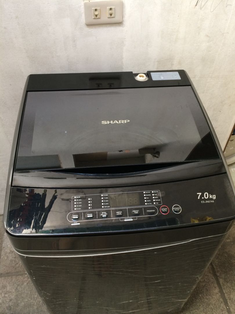Sharp Automatic Washing Machine 7Kg, TV & Home Appliances, Washing ...