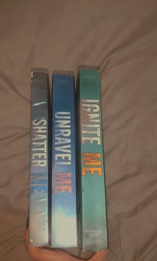 Shatter me trilogy, Hobbies & Toys, Books & Magazines, Fiction & Non ...