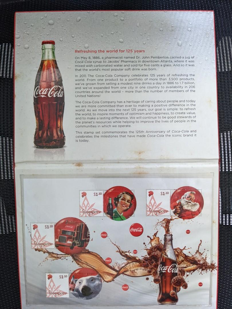 Singpost Coca Cola limited edition stamps, Hobbies & Toys, Memorabilia ...